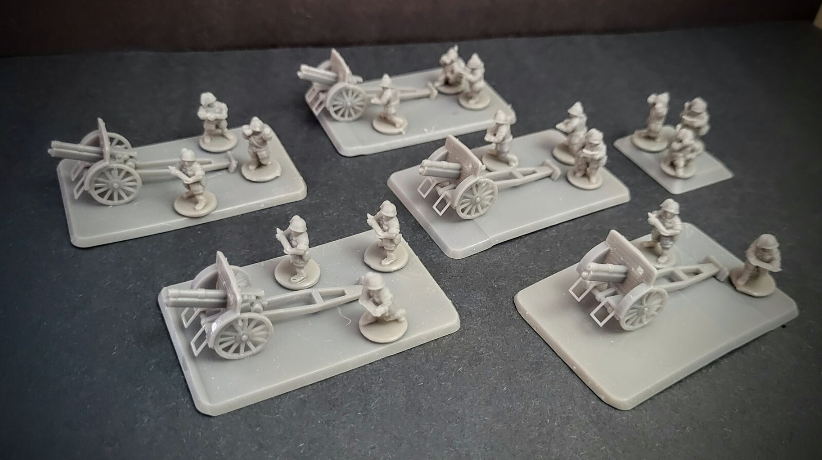 Flames of War Italian 100mm Howitzer Platoon Lot Fow X5 15mm | eBay