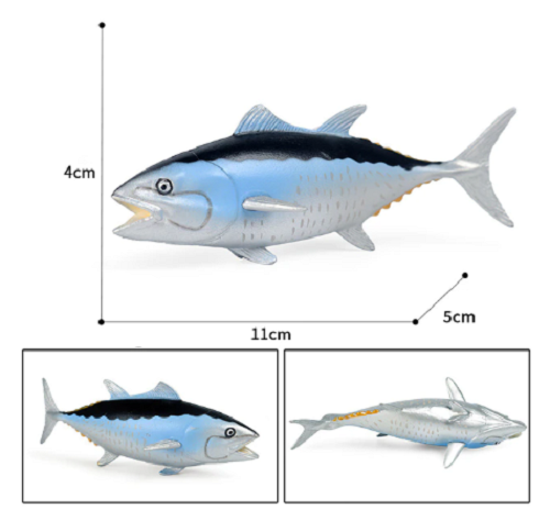 11cm Mini Tuna Fish PVC Toy Ocean Sea Animal Figure Kids Gift | eBay