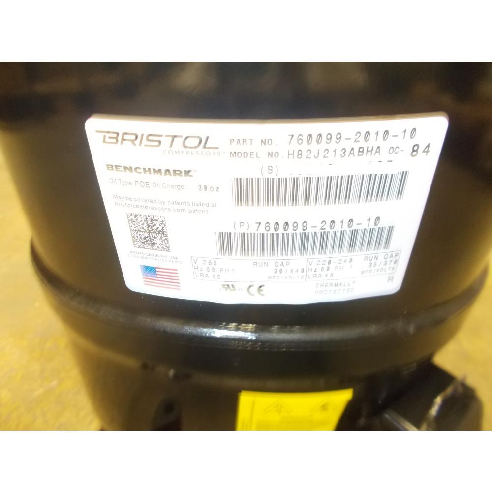 BRISTOL H82J213ABHA 1-3/4 TON AC/HP "BENCHMARK" RECIPROCATING ...