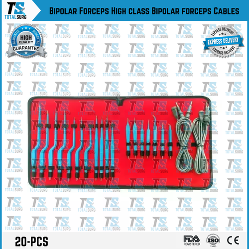 Bipolar Forceps Set of 20 pcs High class Bipolar forceps Cables Electrosurgical | eBay