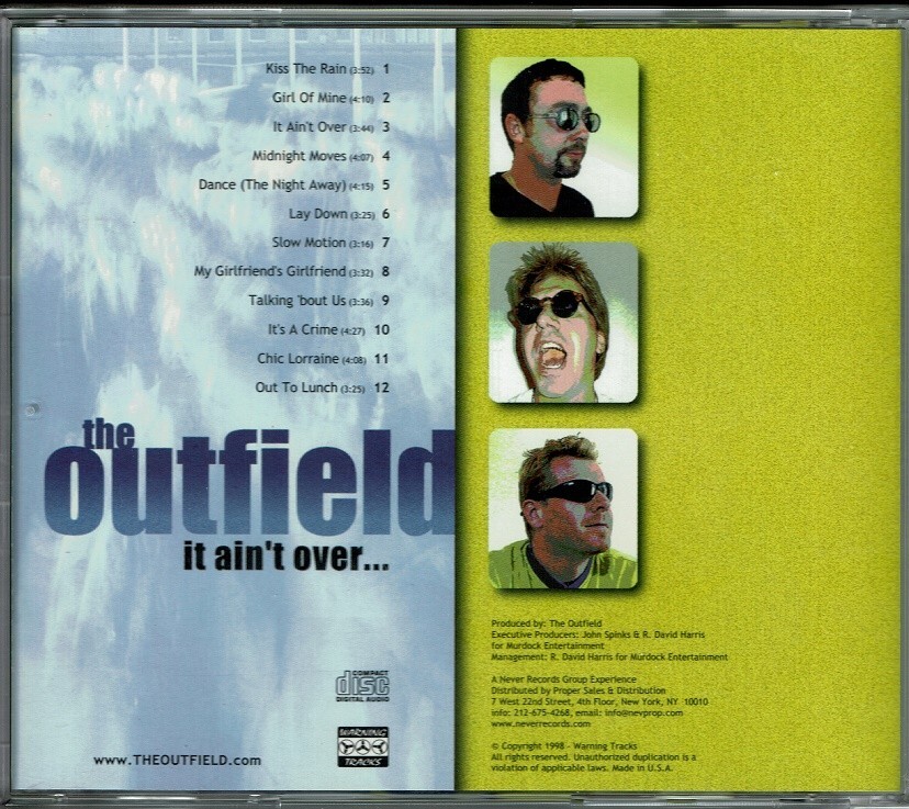 Rare The Outfield It Ain't Over CD OOP | eBay