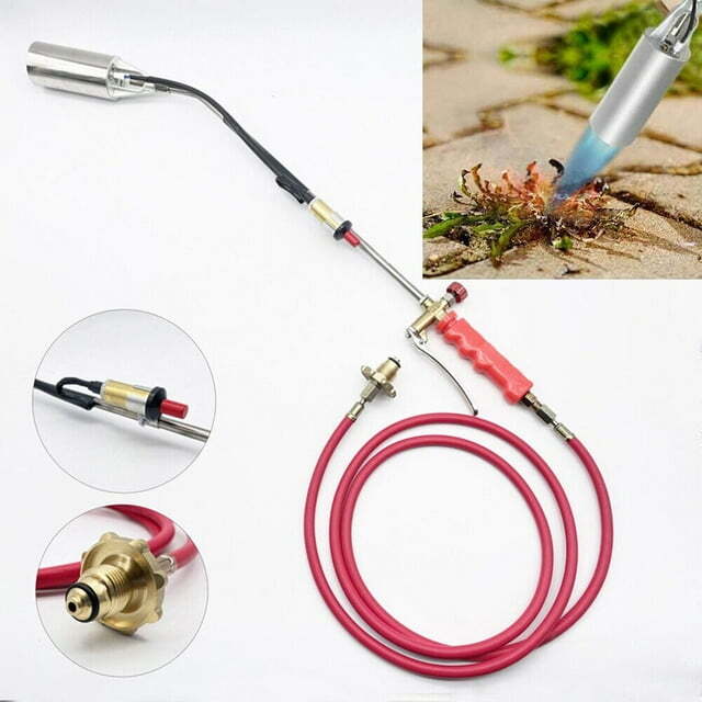 Portable Propane Weed Torch Burner Ice Melter Push Button Igniter with ...
