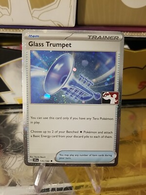 Glass Trumpet Holo Pokemon Prize Pack Series 6 Promo Pokemon Card NM/LP ...