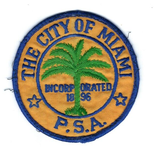 City of Miami FL Florida PSA Public Service Aide duty-worn patch - Nice ...