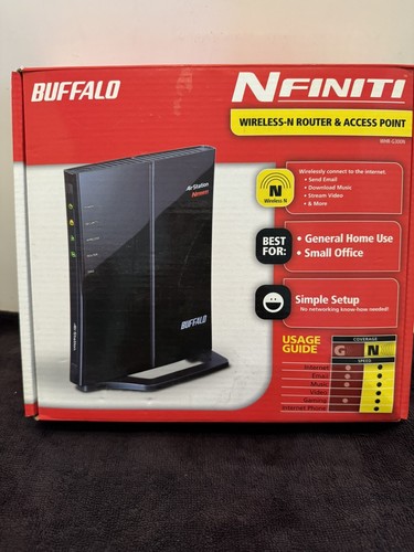 BUFFALO Air Station High Power WL Router N300 WHR-300HP 2.4GHz | eBay