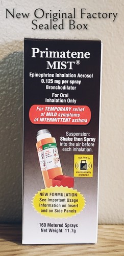 Primatene Mist Epinephrine Inhalation Aerosol 0.125mg Spray ...