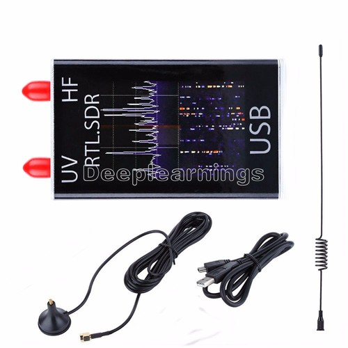 100KHz-1.7GHz full band UV HF RTL-SDR USB Tuner Receiver/ R820T+8232 ...