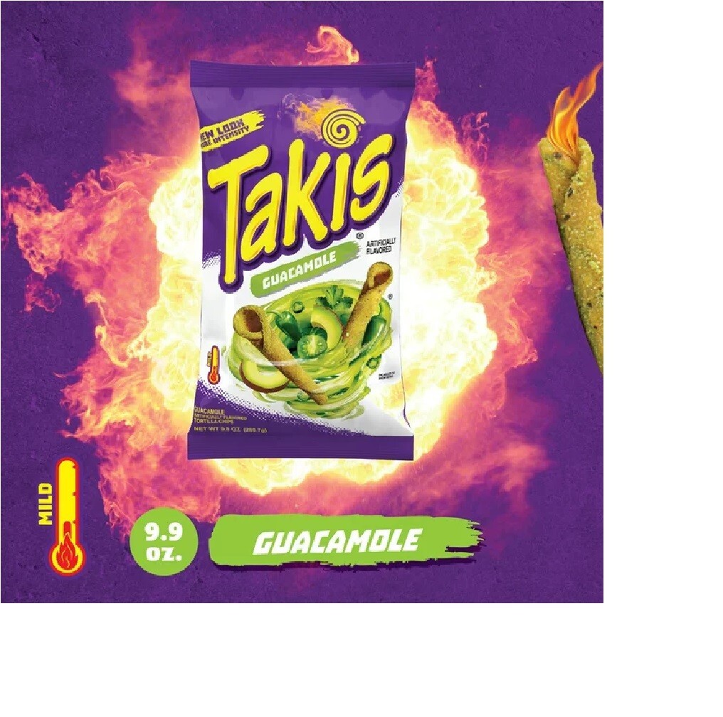 Guacamole Di Takis Takis Tortilla Chips Three Great Flavors Takis