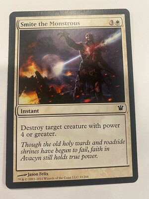 Smite the Monstrous - Magic the Gathering MTG Innistrad Single Card | eBay