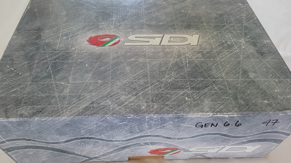 SiDi Genius 6.6 SP Carbon Vent sole White/Blue Sz 47 EU / 12 US | eBay