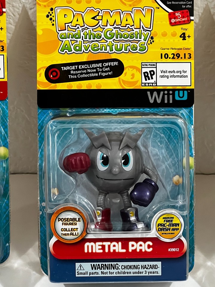 Pac-Man And The Ghostly Adventures Metal Pac & Pac Man Set 2013 New ...