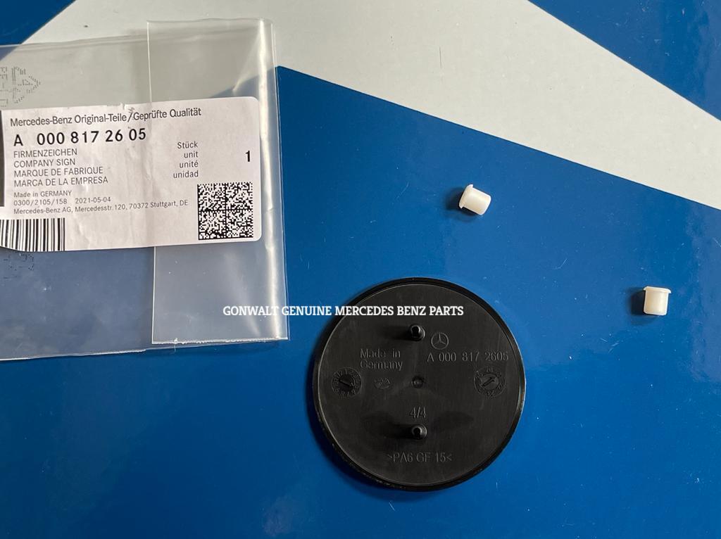 Mercedes Benz New GLA250 GLA35 AMG Hood Emblem Black With Grommets ...