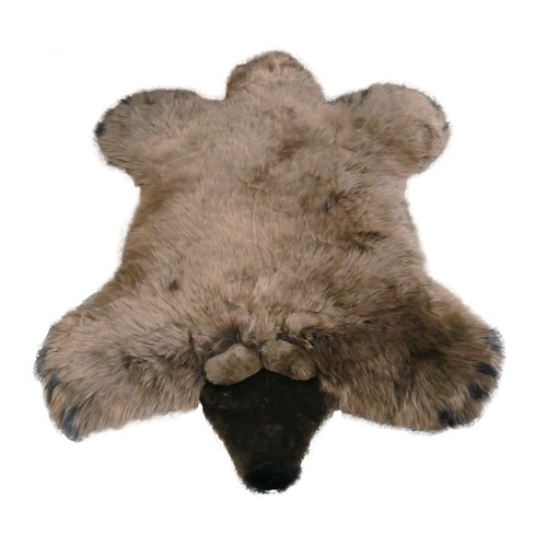 Glacier Wear Brown Bear Sheepskin Rug/Throw shp756A | eBay