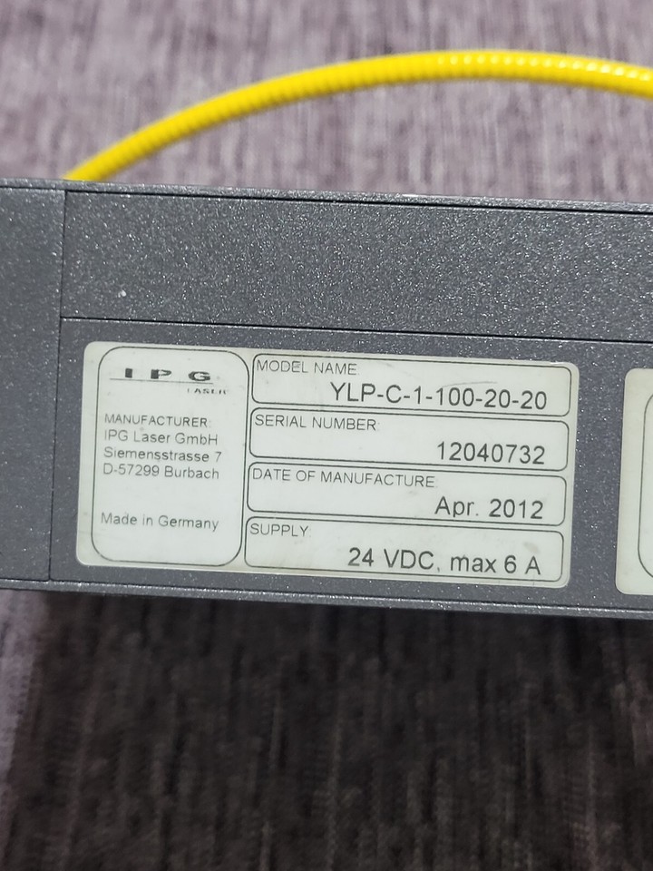 IPG Ytterbium Fiber Laser YLP-C-1-100-20-20 | eBay
