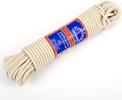PULLEY LINE Cotton Rope Natural Creel Clothes Ceiling Airer Dryer 10m ...