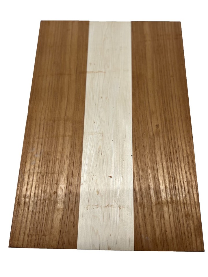 Hard Maple+ Spanish Cedar Body Blank 21x 14x 2- 3 Pcs Glued- Free US ...