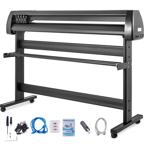 53" Vinyl Cutter Plotter Sign Cutting Machine Software 3 Blades LCD ...