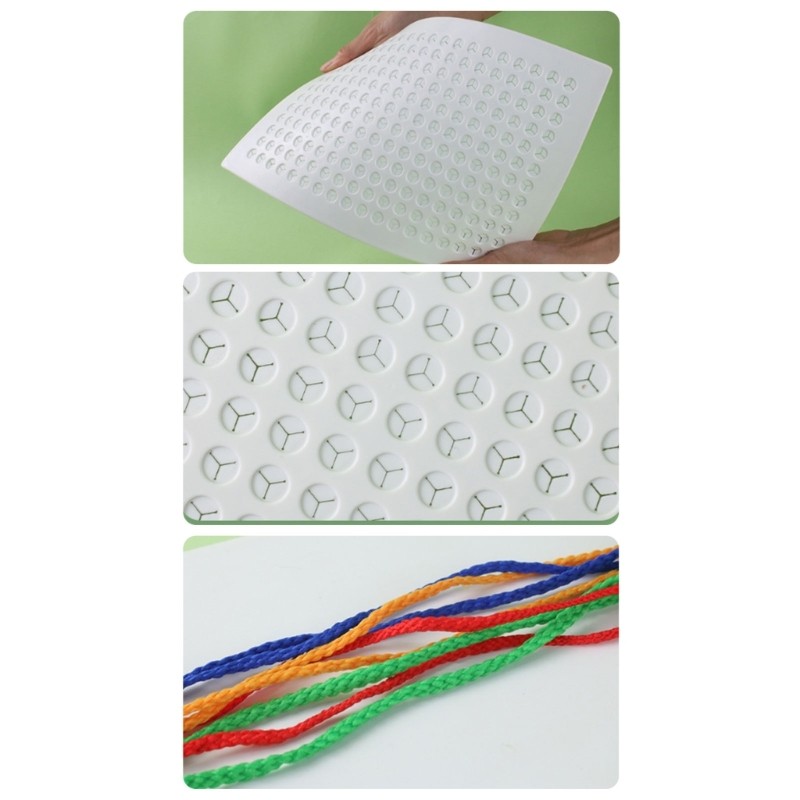 Colorful Rope Threading Board Toy for Kids Interactive Family Game ...