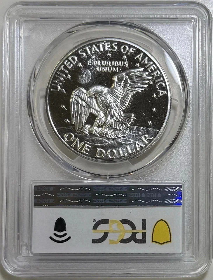 1971 S Eisenhower Dollar 40% silver PEG LEG PCGS PR69 | eBay