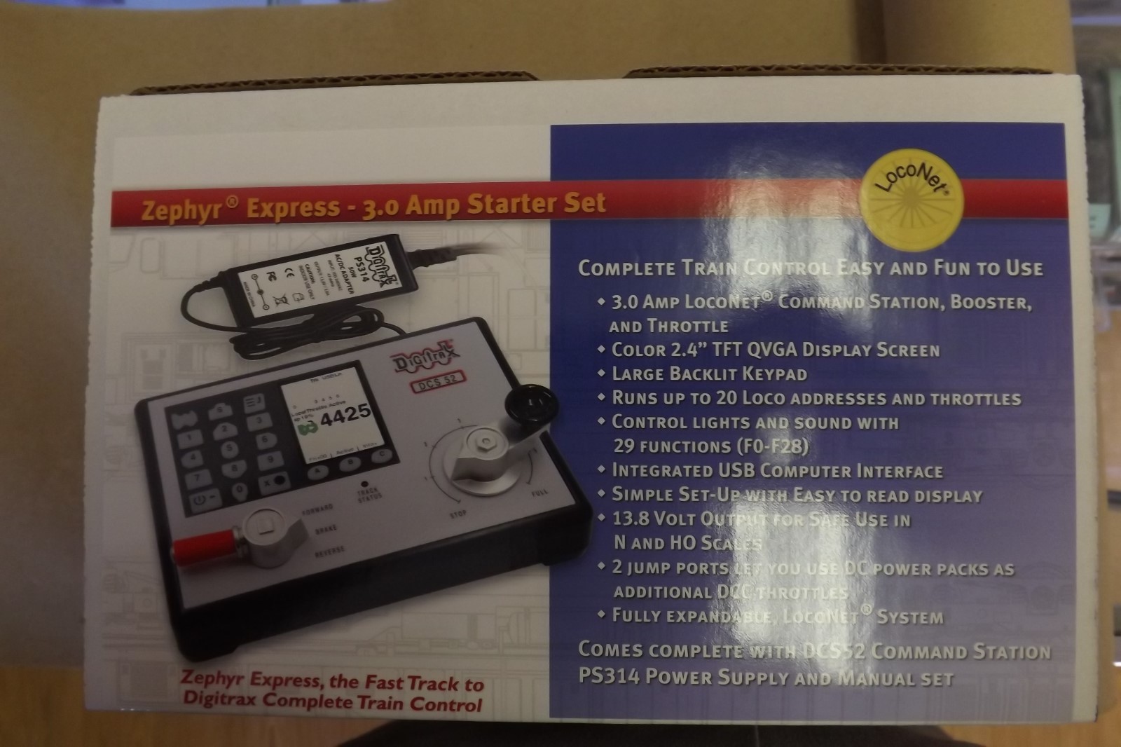 DIGITRAX ZEPHYR EXPRESS 3.0 AMP. STARTER SET | eBay