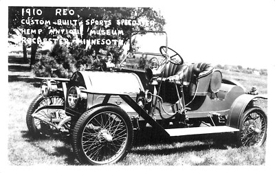 ANTIQUE AUTO, 1910 REO SPEEDSTER, c 1940'S RPPC, VINTAGE POSTCARD (C152 ...