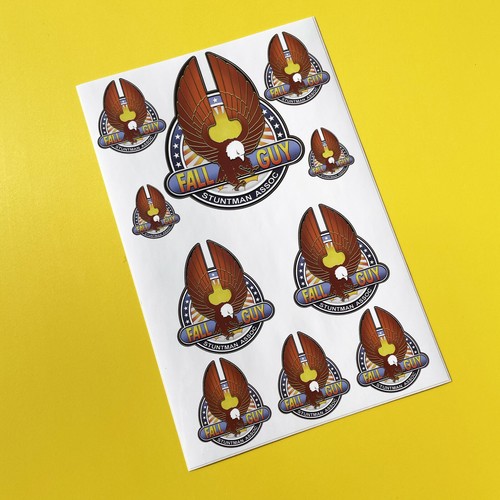 10th scale RC 'FALL GUY' Truck decals Stickers ideal for rock crawlers | eBay