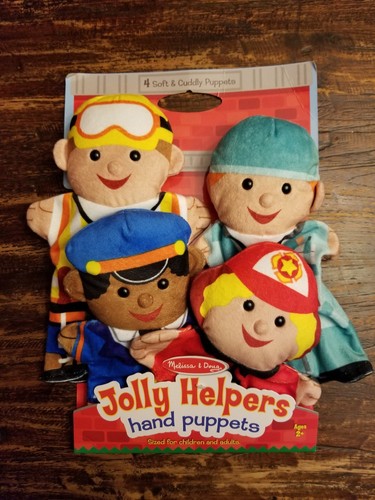 New Melissa & Doug Jolly Helpers Hand Puppets | eBay