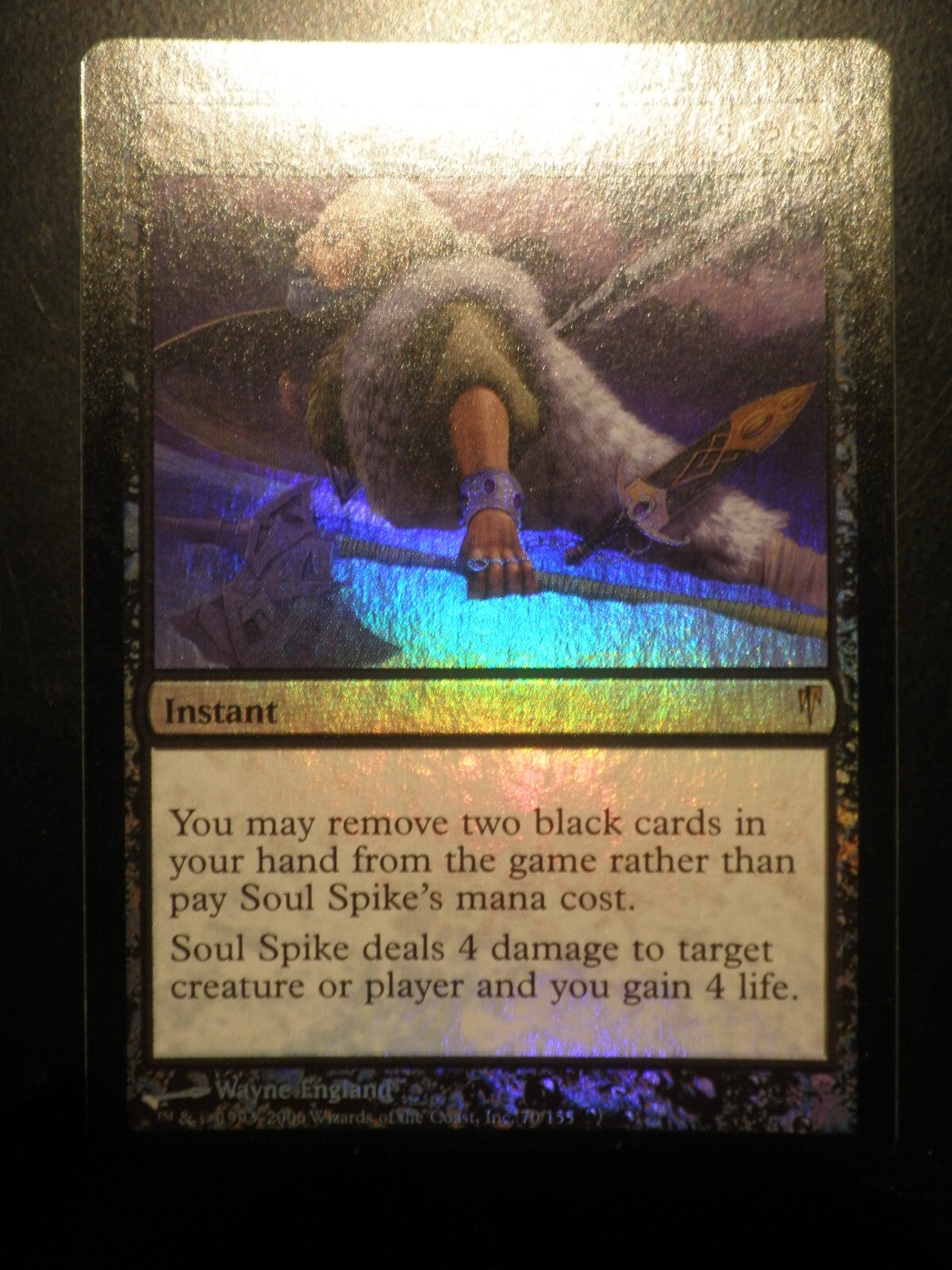 mtg magic soul spike foil coldsnap EN English vo instant black | eBay