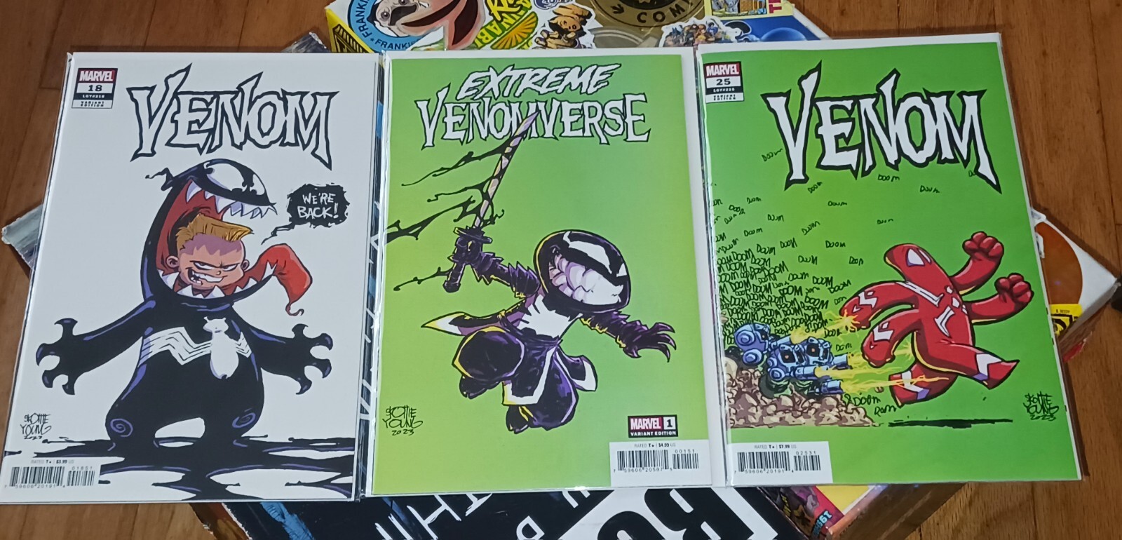 Skottie Young Variants Extreme Venomverse # 1 - Venom # 18/25 Marvel ...