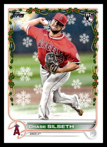 2022 Topps Holiday Chase Silseth Rookie HW148 Los Angeles Angels | eBay
