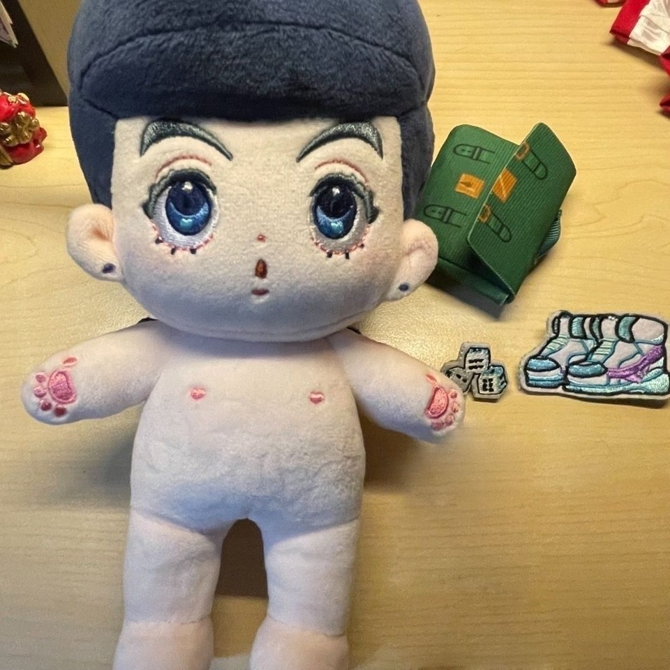 JoJo's Bizarre Adventure Higashikata Josuke Plush 20cm Doll Anime Toys ...