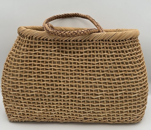 Ralph Lauren Rare Rattan Tote Size Large | eBay