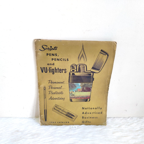 1962 Vintage Script Pens Pencils & VU-Lighters Catalogue Old ...