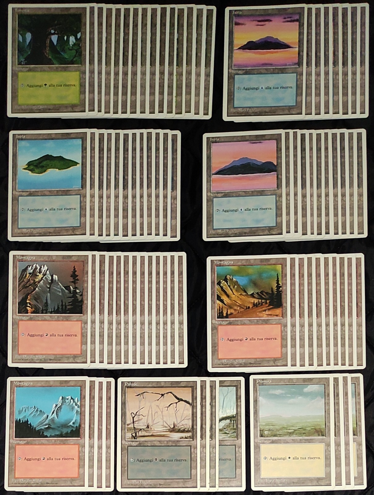 lot 183 playing cards MAGIC THE GATHERING (1995/1996) MTG Italy ...