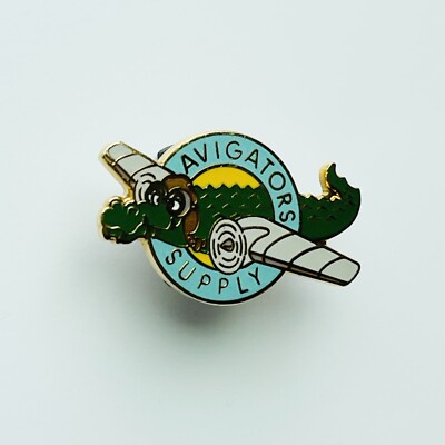 Disney Pin - Pleasure Island Avigator's Supply Store Alligator Airplane ...
