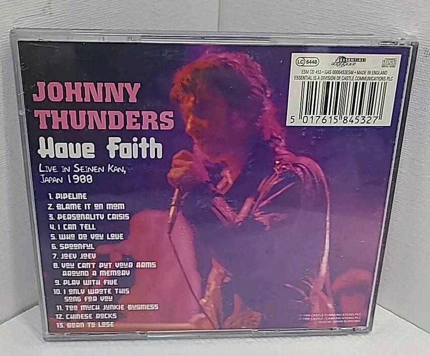 Johnny Thunders - Have Faith - Johnny Thunders CD Live Japan | eBay