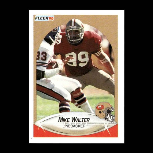 Mike Walter 1990 Fleer San Francisco 49ers #16 R325A 15 | eBay