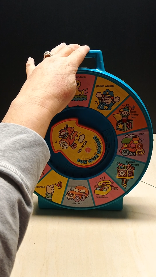 *VIDEO* 1984 See ‘n Say Fun With Sounds 7783-0490 Mattel Tested Working ...