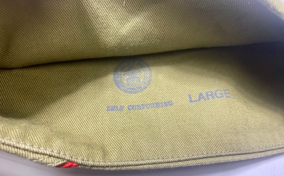 BOY SCOUT GARRISON CAP WITH EMBLEM SIZE LARGE | eBay