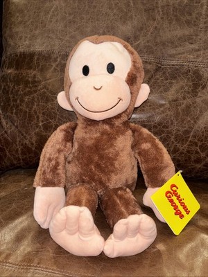 Kohls Cares Curious George Monkey 15" Plush Sewn Eyes Stuffed Animal ...