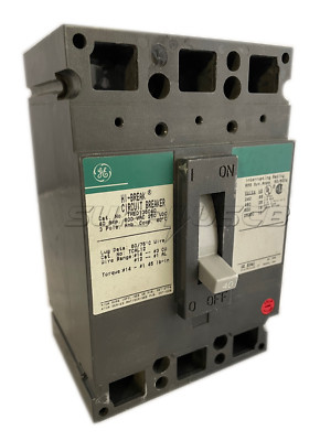 GE THED136040 Circuit Breaker, 3-Pole, 40 Amp, 600Vac, Bolt-On, Load ...
