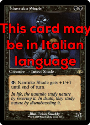 MTG NANTUKO SHADE 306 EXC - OMBRA DI NANTUKO - DMR X IT - MAGIC | eBay