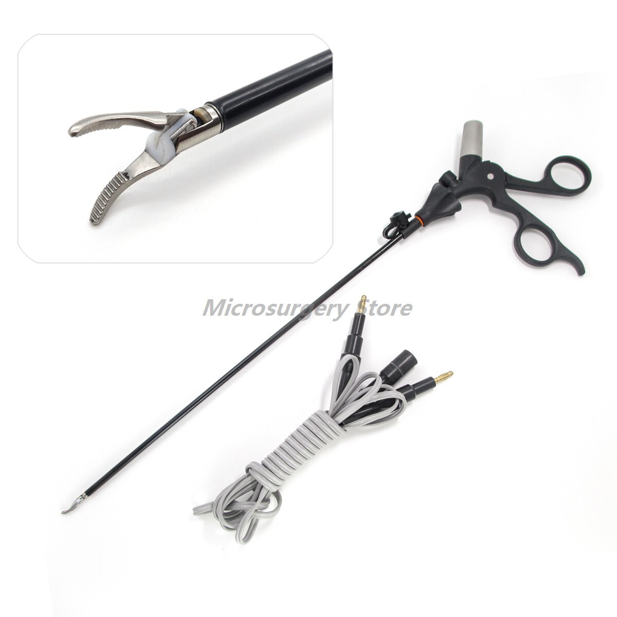 Φ5 x 330 mm Laparoscopic Bipolar Maryland Curved Dissecting forceps ...