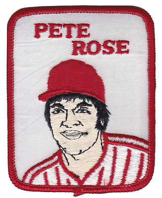 1978 PETE ROSE CINCINNATI REDS MLB BASEBALL PENN EMBLEM RED BORDER ...