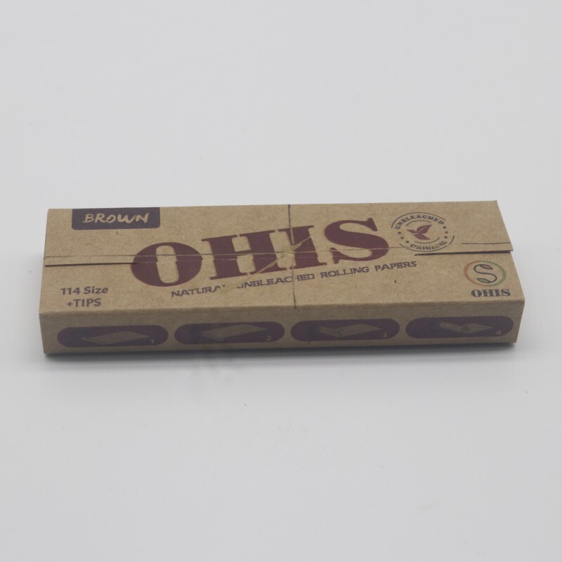 4 Booklets OHIS 4 Color Rolling Paper with Tips 1 1/4 78mm | eBay
