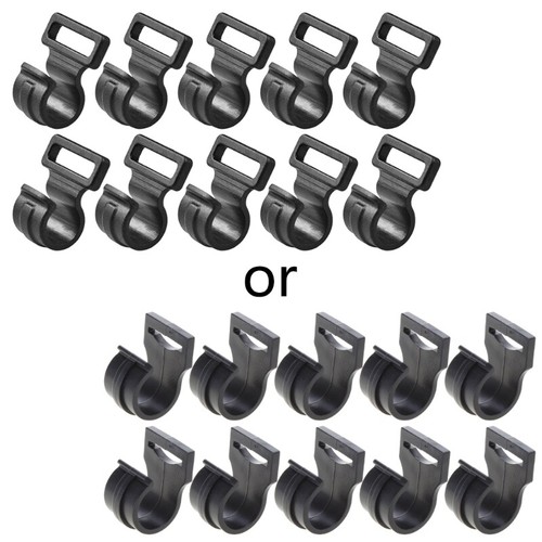 10Pcs Clamps Set Trap Clips Tent Snaps Hangers Camping Clamp Clips Tent ...