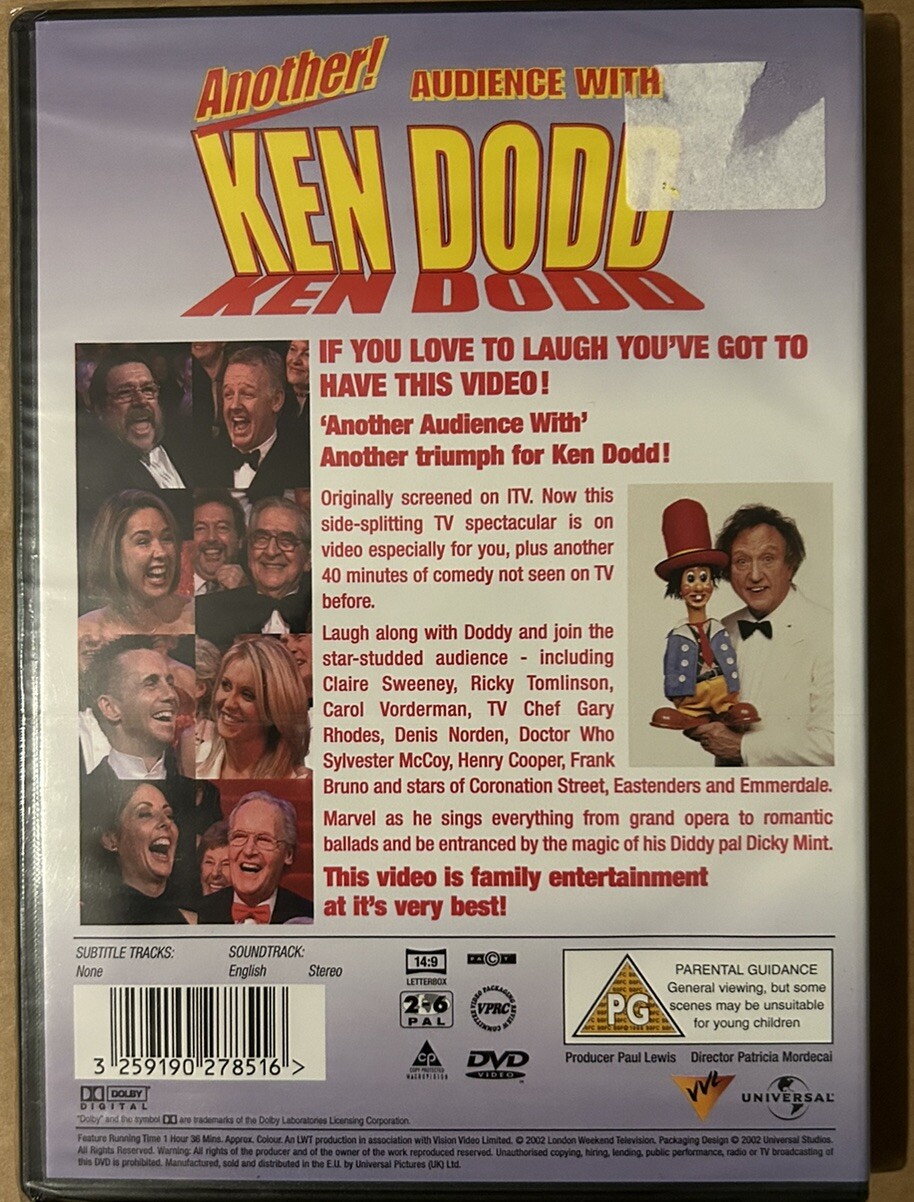 Ken Dodd - Another Audience With Ken Dodd (DVD, 2002) for sale online ...