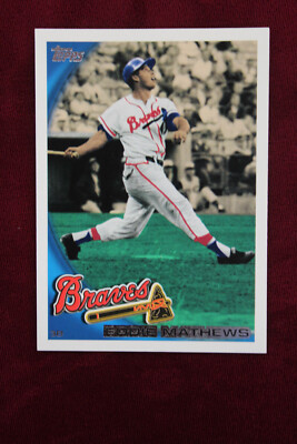 2010 Topps Eddie Mathews Photo Variation #331 SSP Braves | eBay