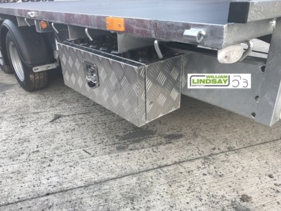 Aluminium Lockable Underbody Tool & Strap Storage Box For Ifor Williams ...