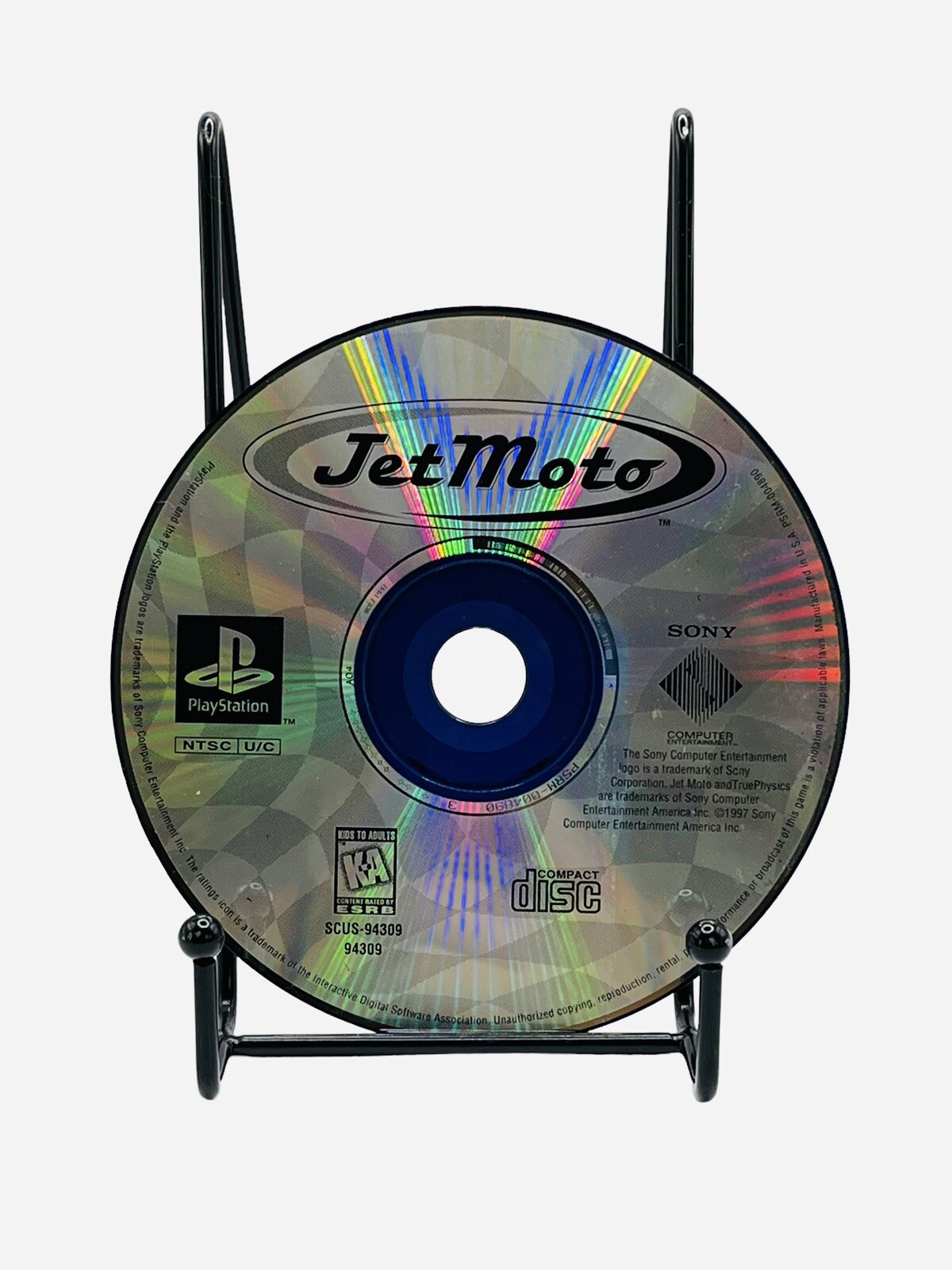 PS1 GAME Jet Moto SONY PLAYSTATION 1 Vintage 1997 PSX DISC ONLY PsOne ...